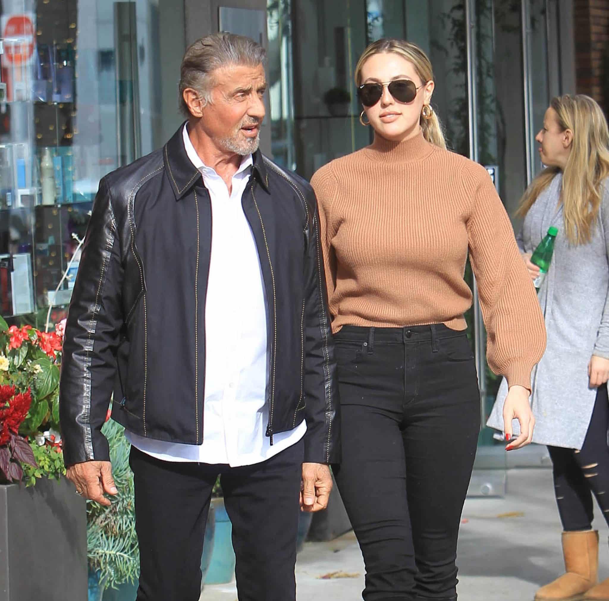Sylvester Stallone’s Daughter Scarlet Appears Alongside Famous Dad In ...