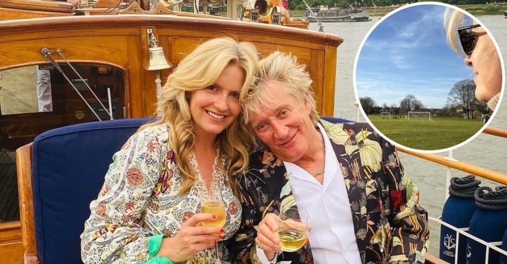 Penny Lancaster, Rod Stewart's Wife, Shows How Son, Aiden, Is Walking ...