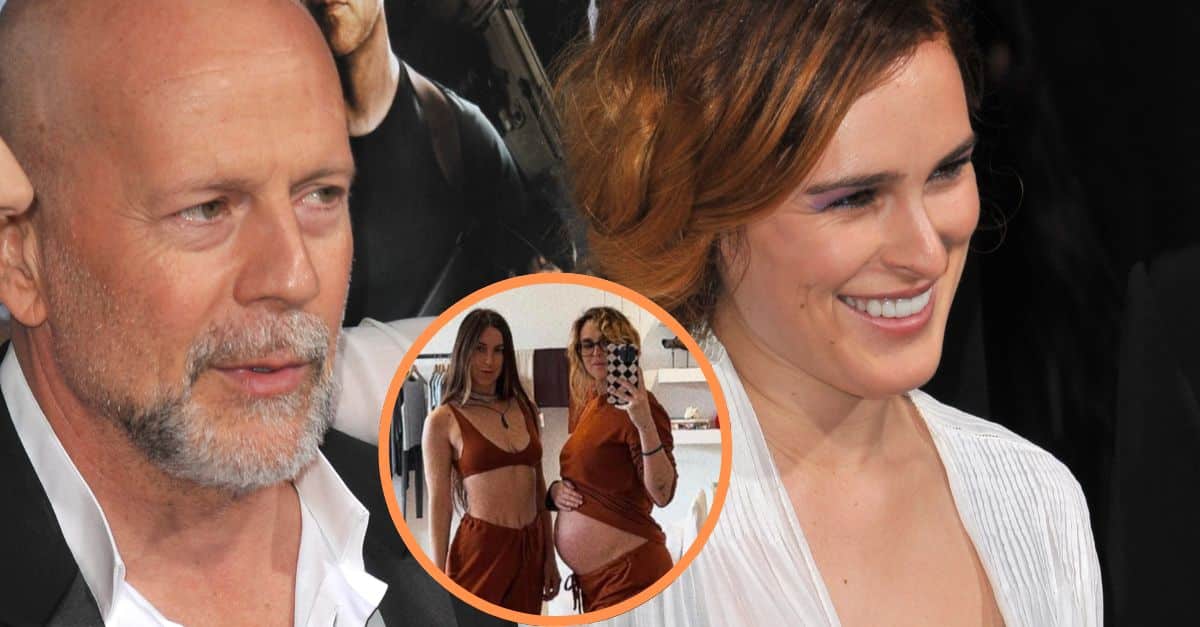 Rumer Willis Shows Off Baby Bump While Twinning With Sister Scout