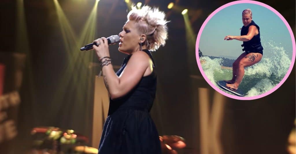 Pink Shares Leggy Photo Showing Off Her "Thunder Thighs" And Fans Are ...