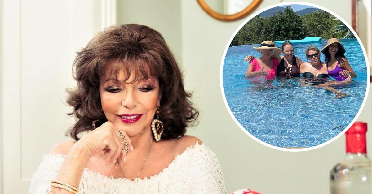 90-Year-Old Joan Collins Thrills Fans As She Shares Vacation Pictures ...