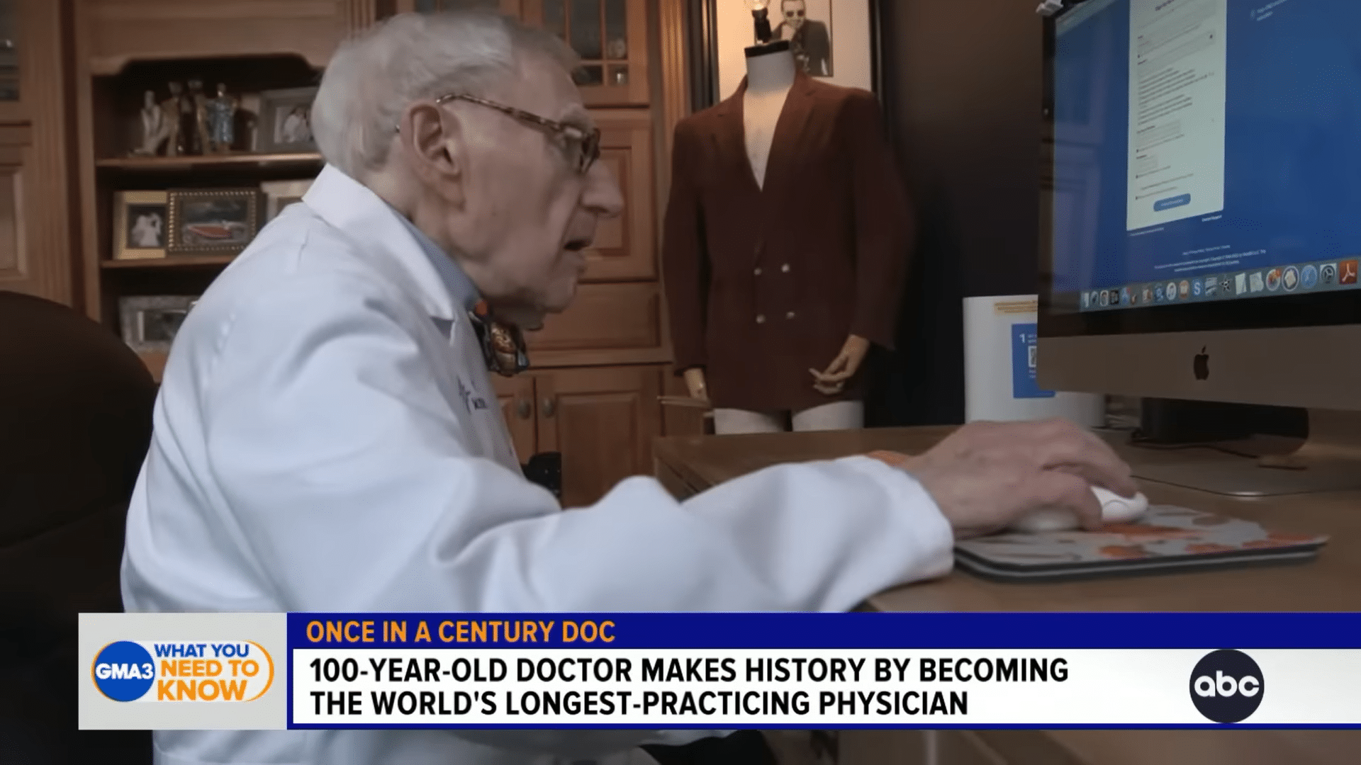 101-Year-Old Man Is Oldest Practicing Doctor With Three Big Tips For A ...