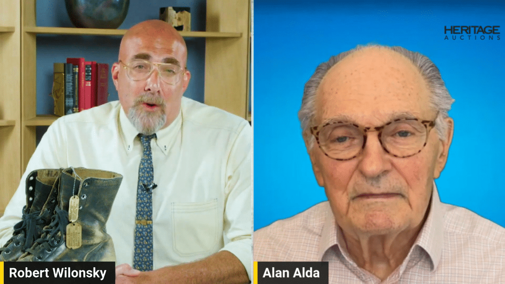 Alan Alda Is Selling His 'M*A*S*H' Dog Tags, Boots For A Good Cause