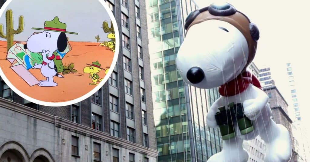 Macy's Thanksgiving Parade Features New Snoopy Float Promoting Upcoming ...