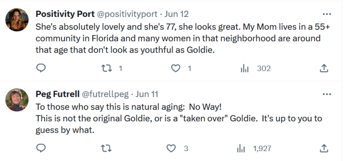 77-Year-Old Goldie Hawn Proudly Shows Off Natural Skin Amid Polarized ...