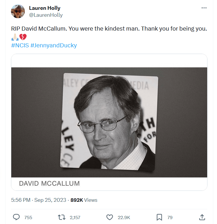 'NCIS' Stars Past And Present Pay Tribute To Late David McCallum
