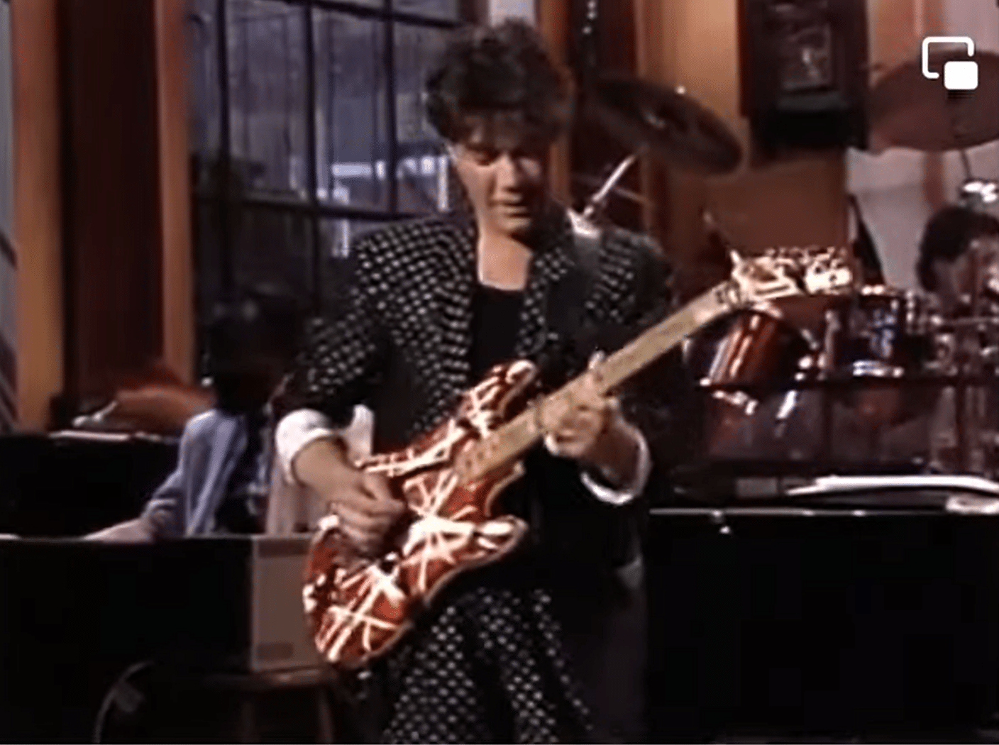 In 1987, Eddie Van Halen Appeared On 'SNL' And Introduced Fans To His ...