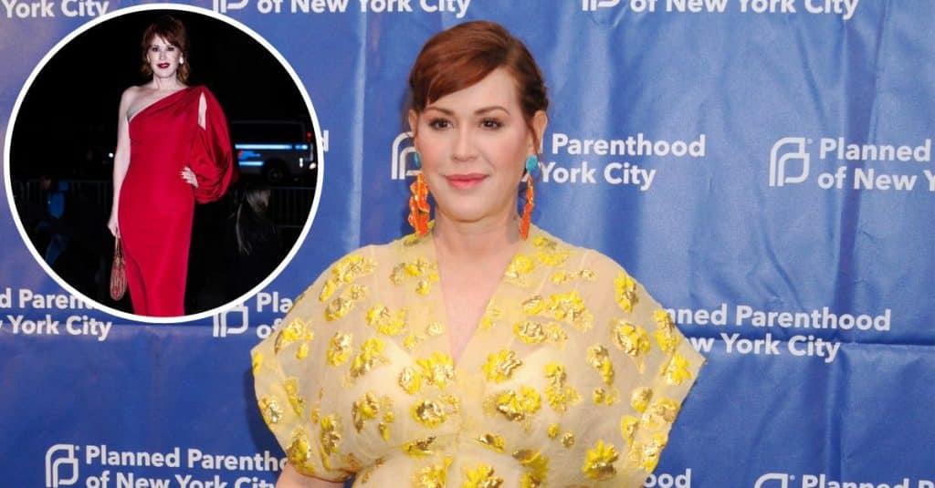 Molly Ringwald Stuns In Chic ‘80s Haircut And Red Dress In New York ...