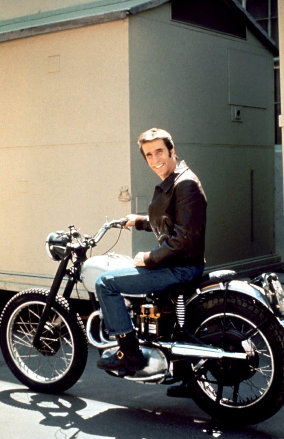 The Fonz, Henry Winkler, Reunites With Original Motorcycle