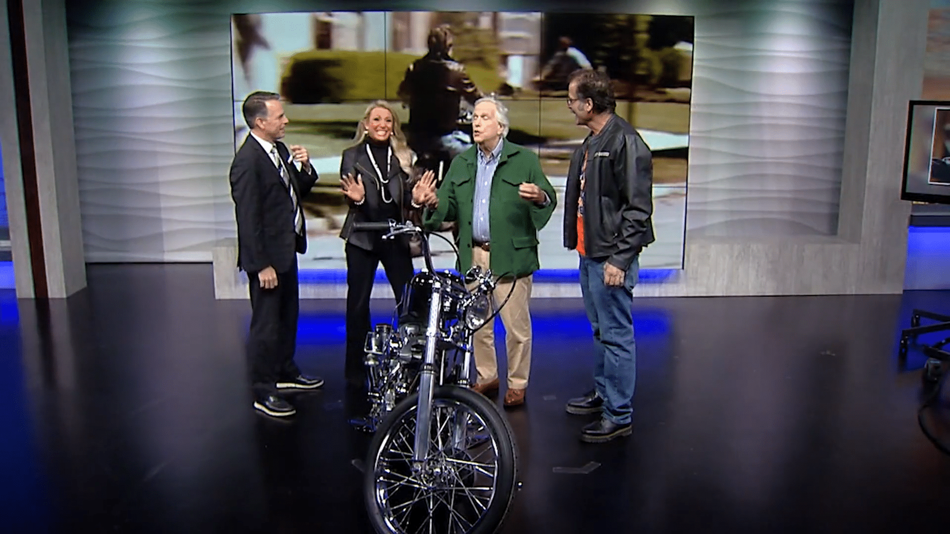 The Fonz, Henry Winkler, Reunites With Original Motorcycle