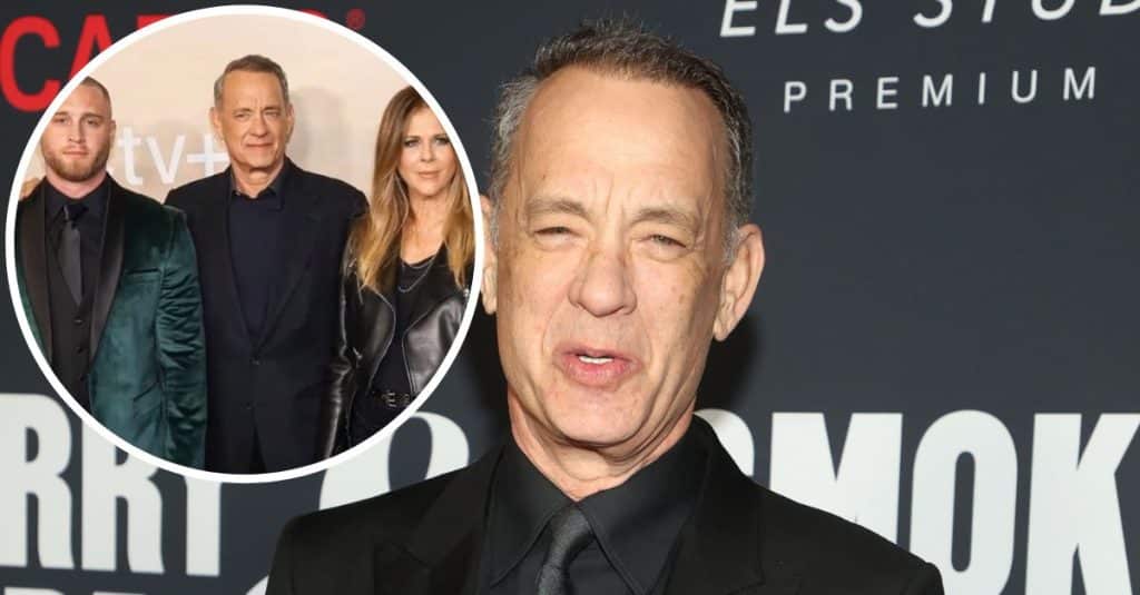 Tom Hanks And Rita Wilson Pose With Sons Chet And Truman in Rare Family ...