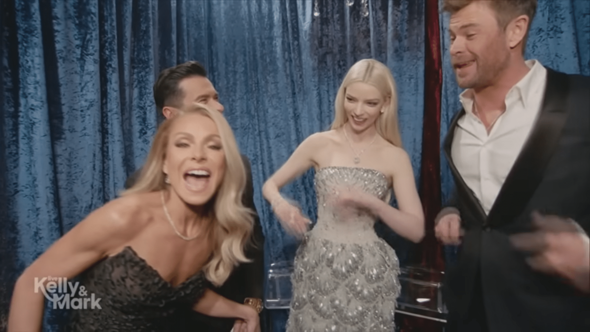 Kelly Ripa Puts Underwear On Full Display As She Rocks Sheer Black Gown