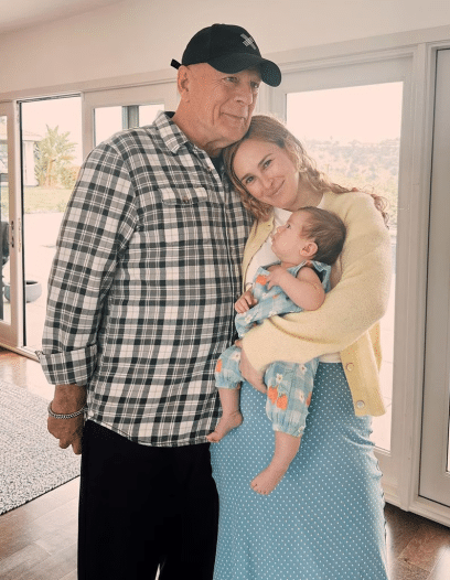 Rumer Willis Shares Sweet Photo Of Dad Bruce Bonding With Her Baby On ...
