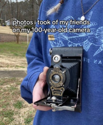 Teen Captures Friends With 100-Year-Old Camera