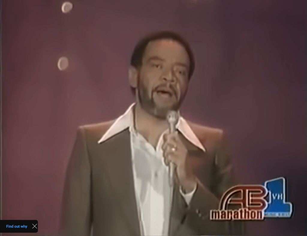 Bill Withers Performing "Just the Two of Us" Was Huge Personal Triumph ...