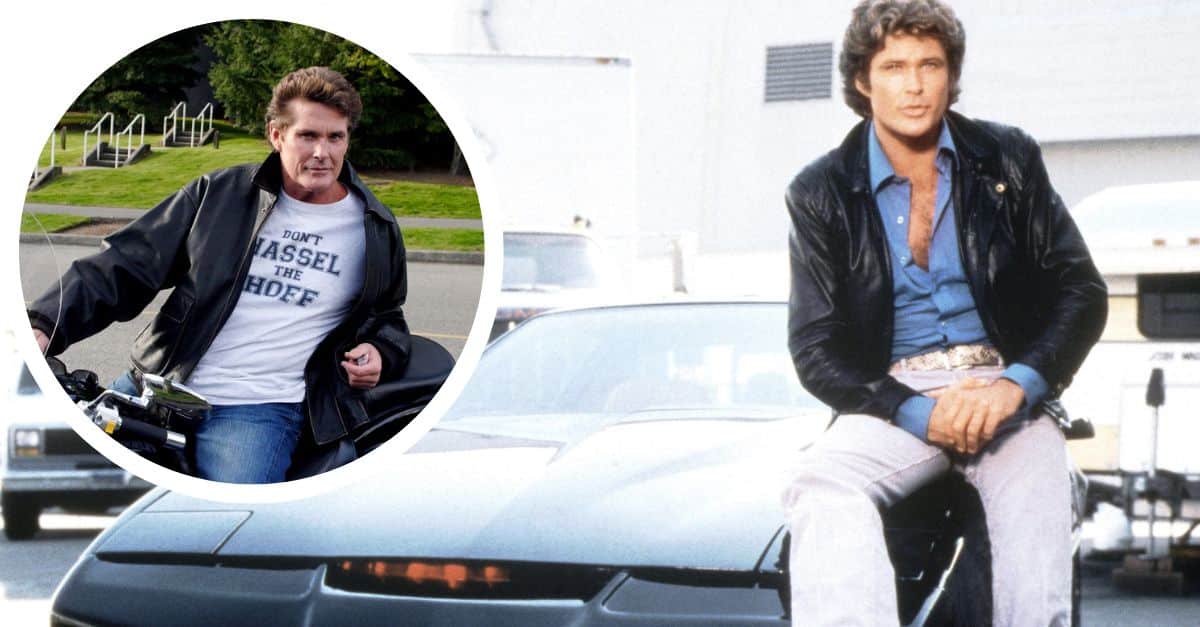 David Hasselhoff Breaks Out Knight Rider Leather Jacket And KITT For David Hasselhoff Breaks Out Knight Rider Leather Jacket And KITT For