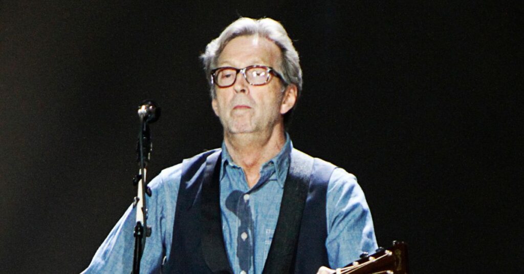 79-Year-Old Eric Clapton Goes Shirtless While Enjoying The Beach With ...