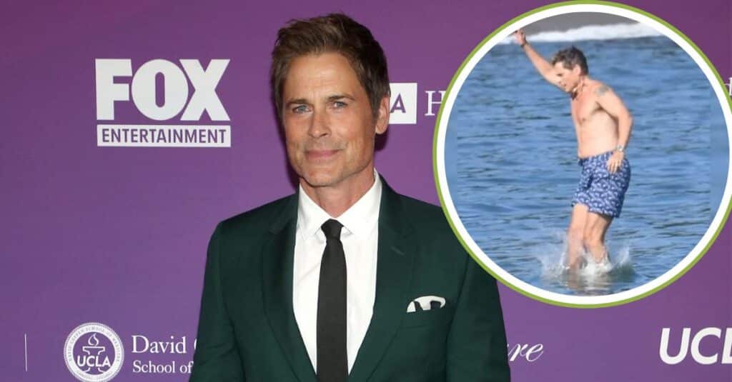 60-Year-Old Rob Lowe Shows Off Fit Physique As He Goes Shirtless On ...