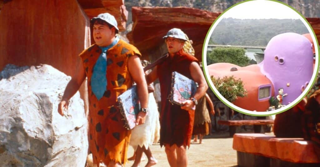 ‘Flintstones’ Inspired Home Built Around A 200-Million-Year-Old Red ...