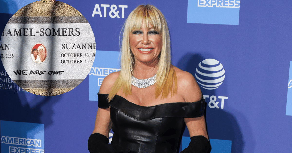 Suzanne Somers' Gets '80s Portrait Headstone