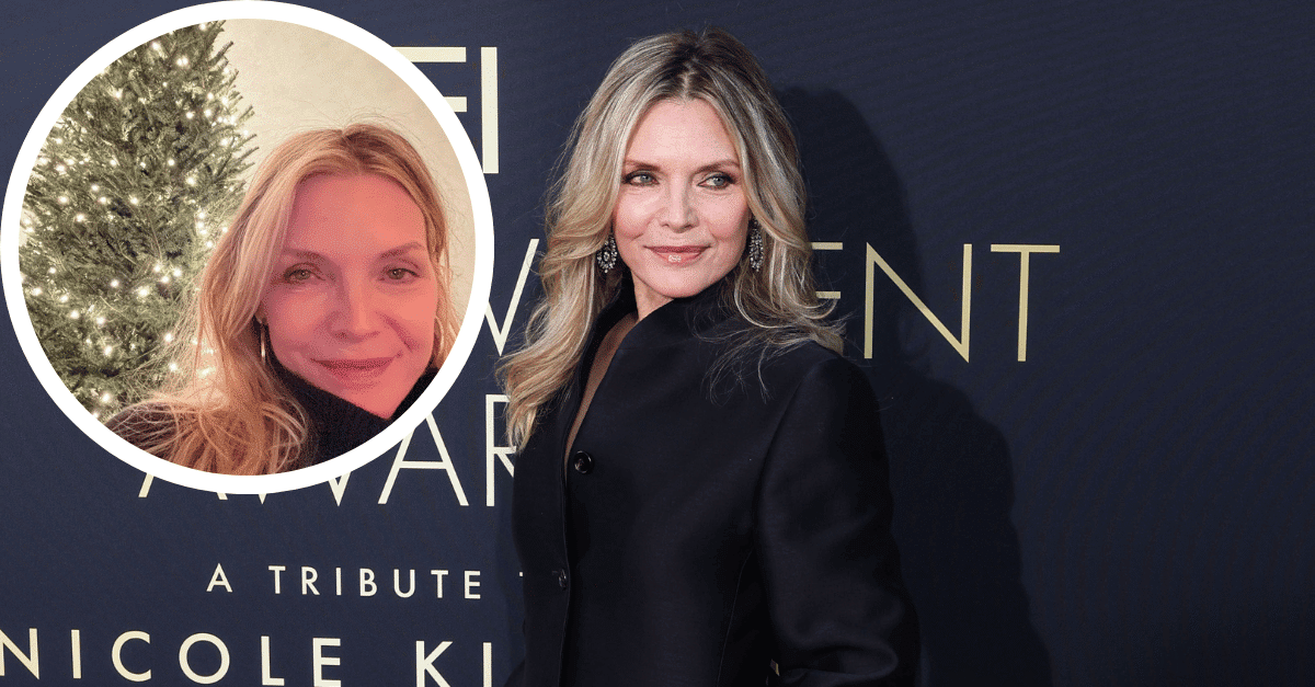 Michelle Pfeiffer Does Not Follow Christmas Tree Decoration Rules