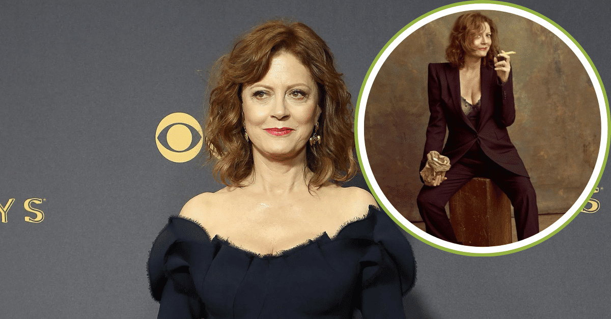 Susan Sarandon Receives Praise In Plunging Sheer Cami