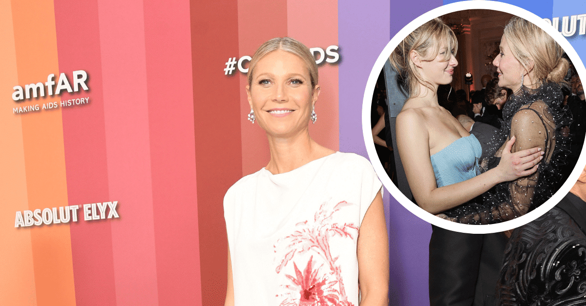 Apple Martin Stuns In Powder Blue Dress