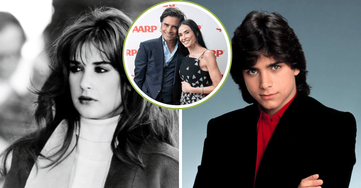 General Hospital Stars Demi Moore And John Stamos Reunite