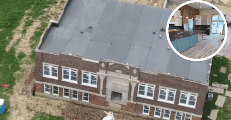 Couple Turns 1910s School House Into A Modern Home