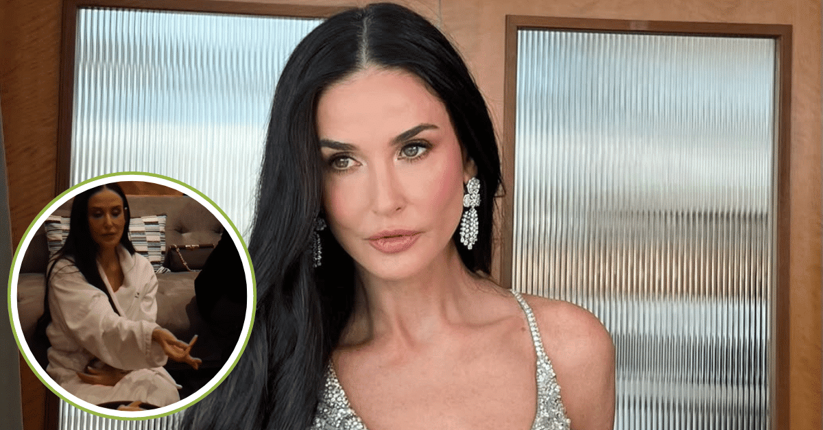 Demi Moore Gets Over Oscar Loss Eating French Fries With Dog