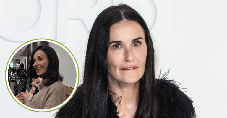 Demi Moore Rocks Short Hair For Spring
