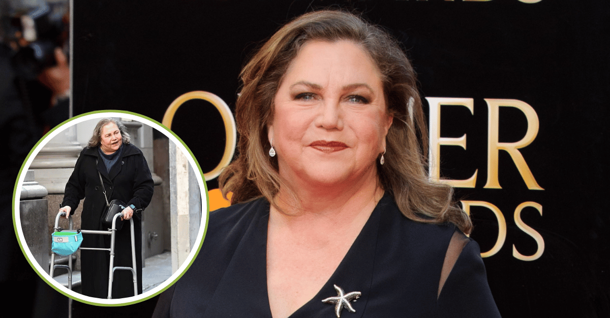 Kathleen Turner Makes Rare Appearance Leaning Over Walker