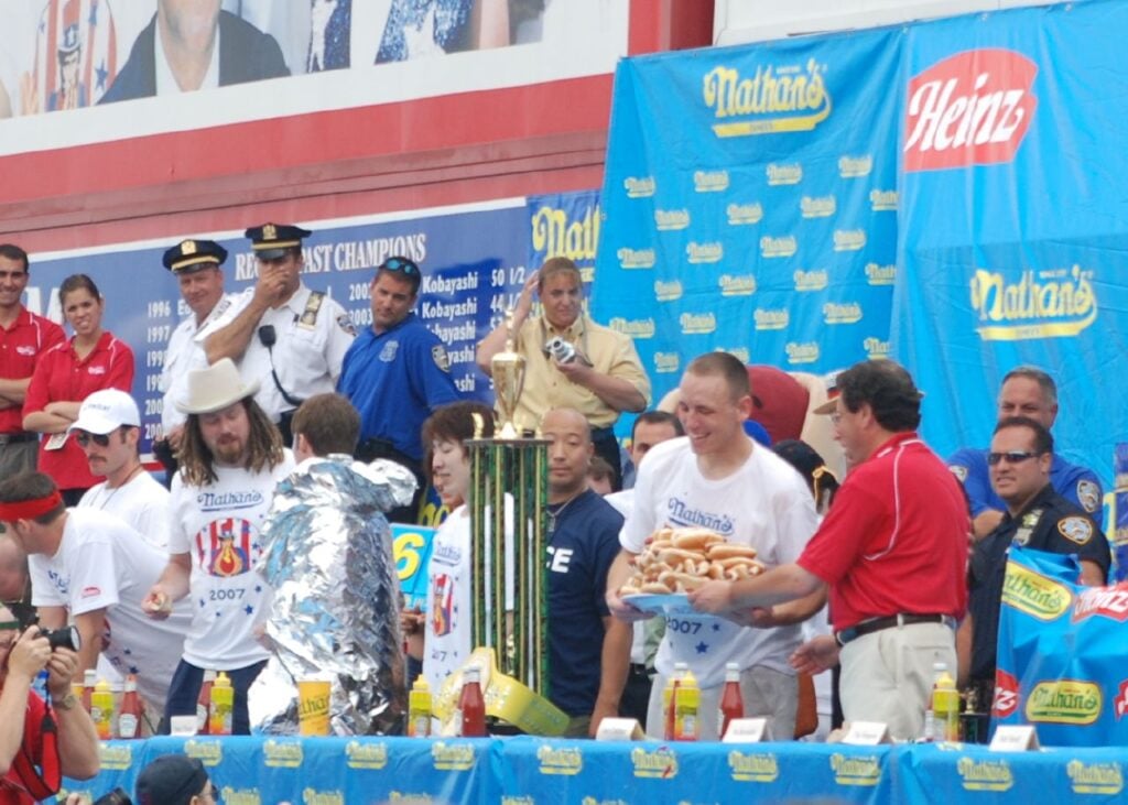 Joey Chestnut Returns To Glory With 'Land Of 10,000 Calories'