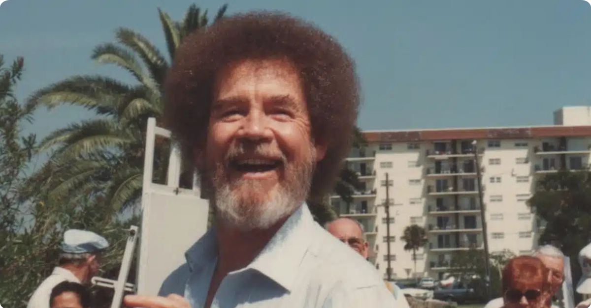 The Real Story Behind Bob Ross’s Real Hair and His Famous Curls
