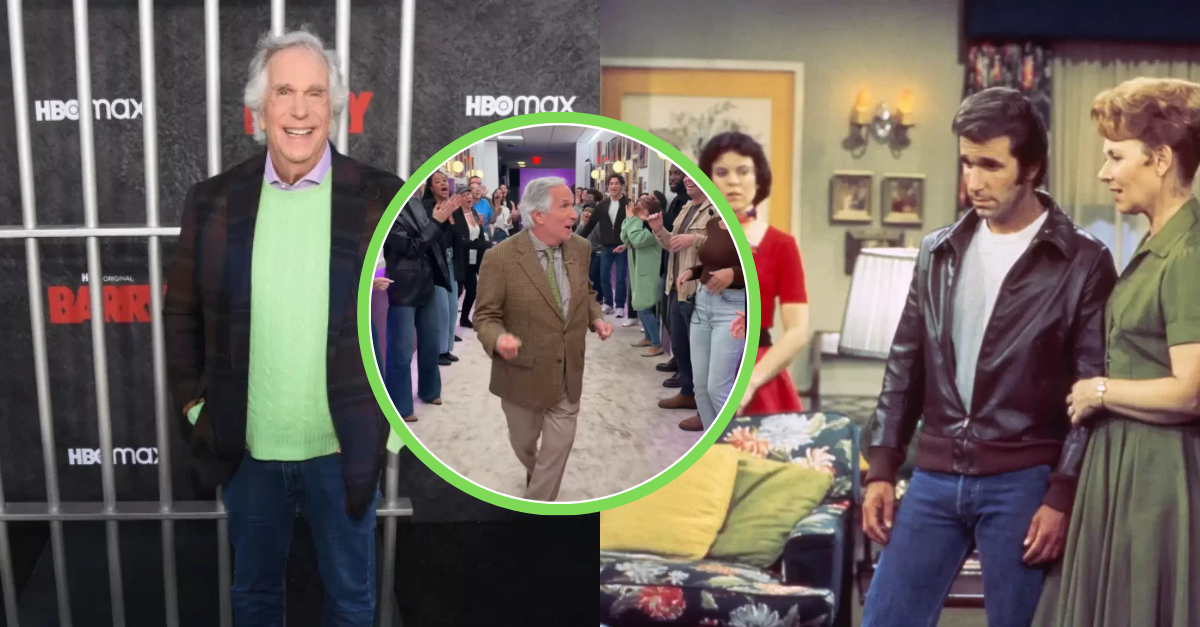 Henry Winkler Delights Fans in Jennifer Hudson’s Spirit Tunnel