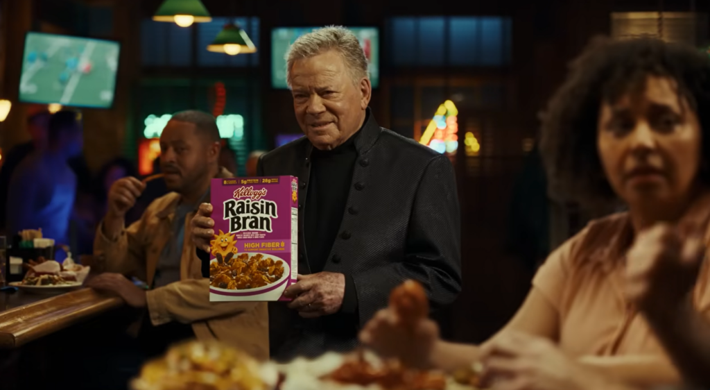 Best Super Bowl Commercials 2026: Shatner in Kellogg’s Ad